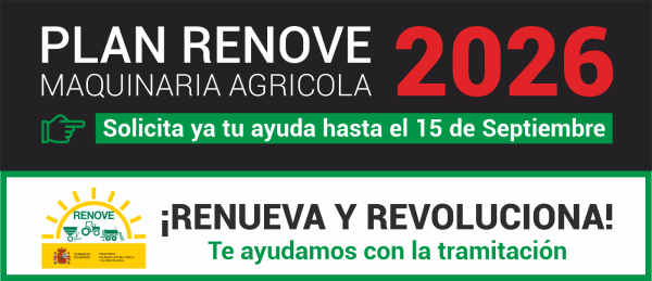 Plan Renove 2026: ayudas para tu maquinaria agrícola